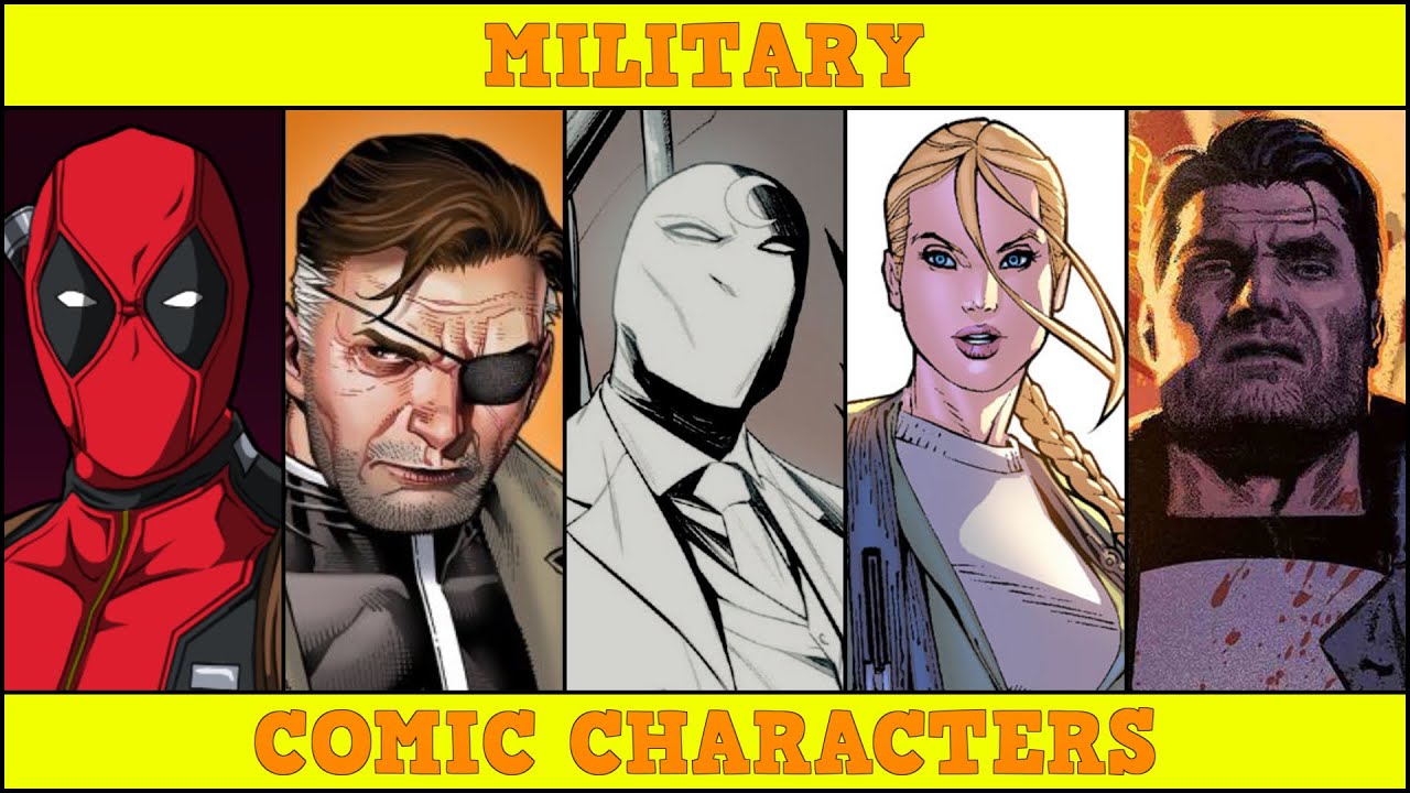MILITARY BACKGROUND COMIC CHARACTERS - YouTube