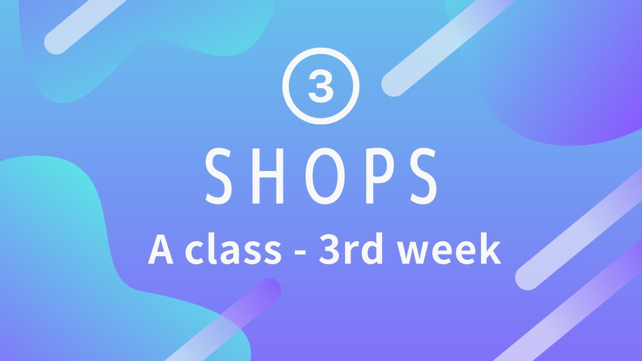 Basic A - Video 3: Shops アメリカのお店について知ろう！ - YouTube