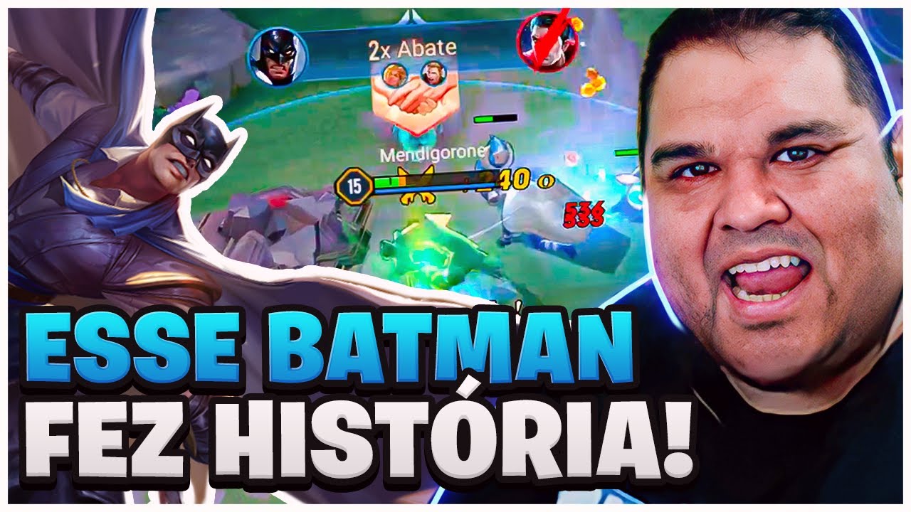 JOGUEI DE BATMAN NO NOVO AOV! Duo Elwinrj | Arena of Valor - YouTube