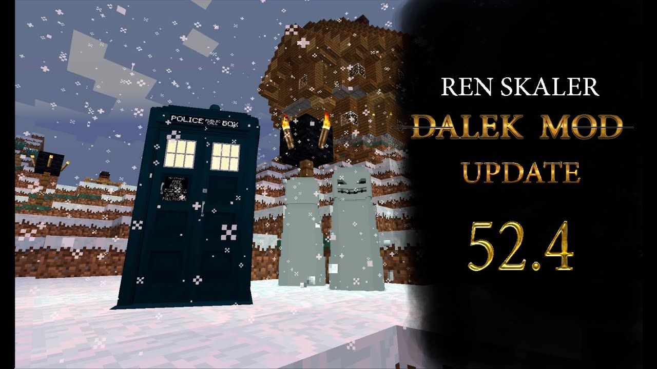Обзоры Модов#7:Minecraft Dalek Mod UPDATE 52.4 - YouTube