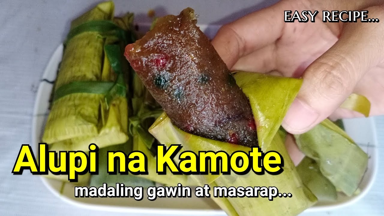 PAANU GUMAWA NG ALUPI NA KAMOTE | SWEET POTATO RECIPE | EASY RECIPE ...