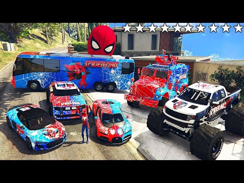 GERÇEK HAYATTAN SONIC İLE GTA 5’TE ÖRÜMCEK-ADAM’IN MODİFİYELİ ARABALARINI ÇALDIM