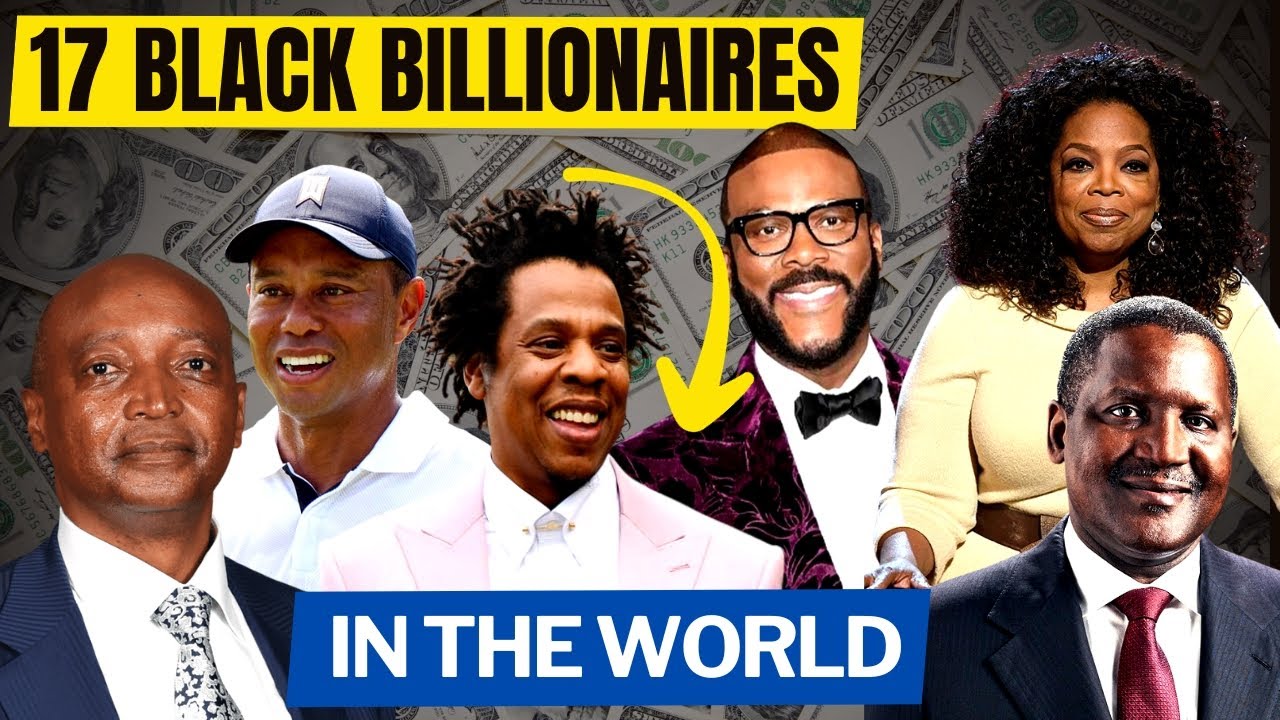 17 Black Billionaire's in the world | Guys who have made Money for ...