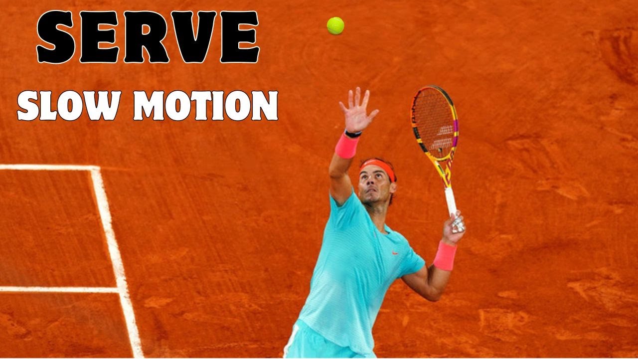 Rafael Nadal Serve Slow Motion - Analysis - YouTube