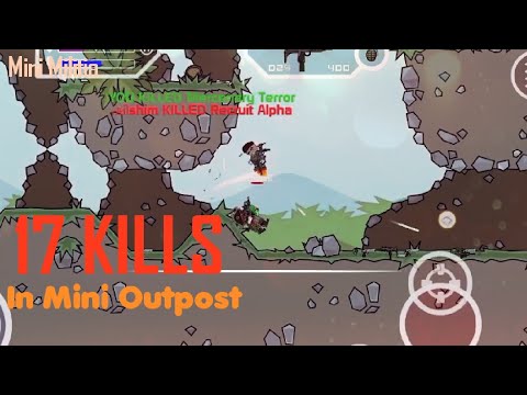 AGGRESSIVE Gameplay in Mini Outpost -Mini Militia - YouTube