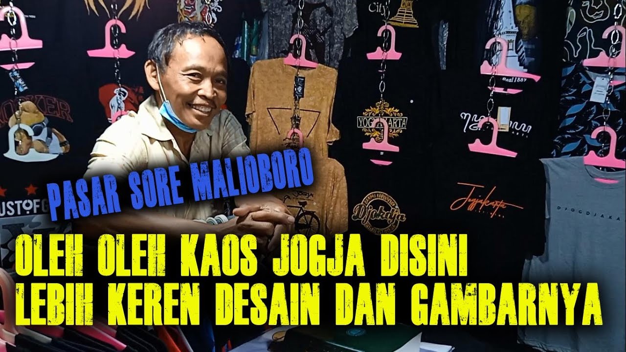 Tempat Beli Oleh Oleh Kaos Jogja Murah Dan Desain Gambar Bagus Di