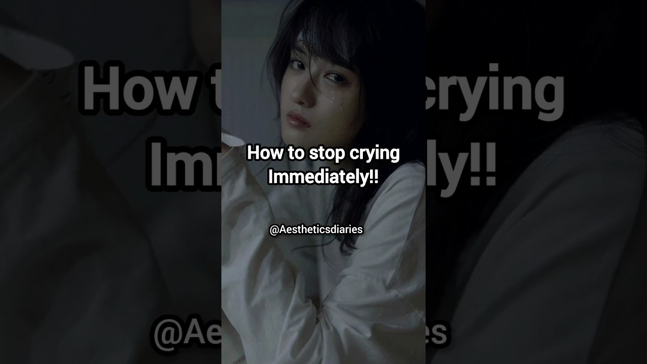 How to stop crying immediately #ytshorts #motivation #success#knowledge ...