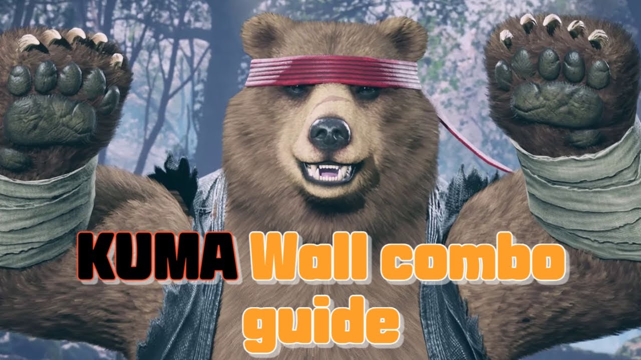 [철권8] 쿠마 벽 콤보 가이드 (#kuma wall combo guide) - YouTube