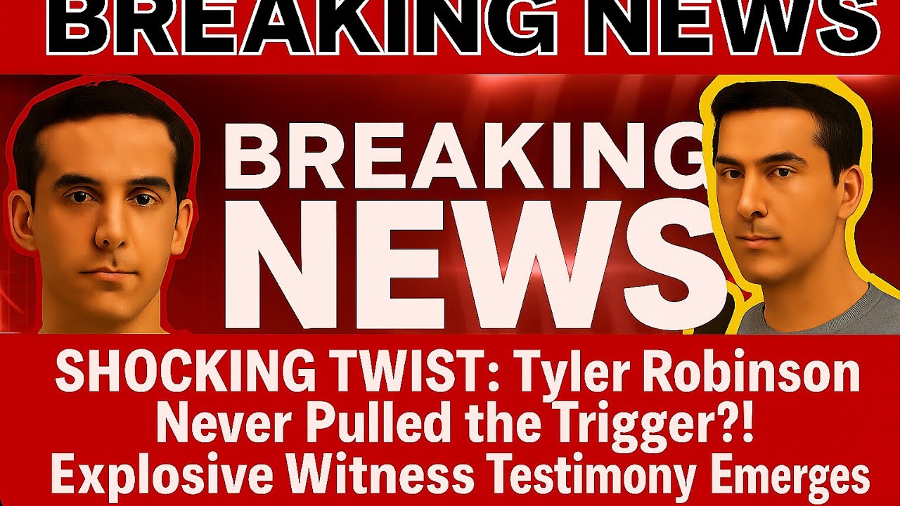 JUST IN: Tyler Robinson Did NOT Fire the Shot?! New Witness Evidence ...