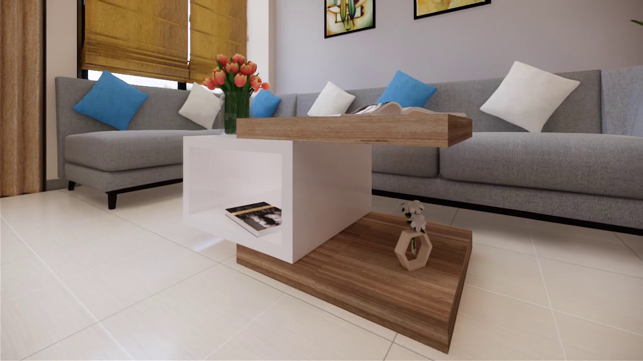 Living room design center table idia #center_table - YouTube