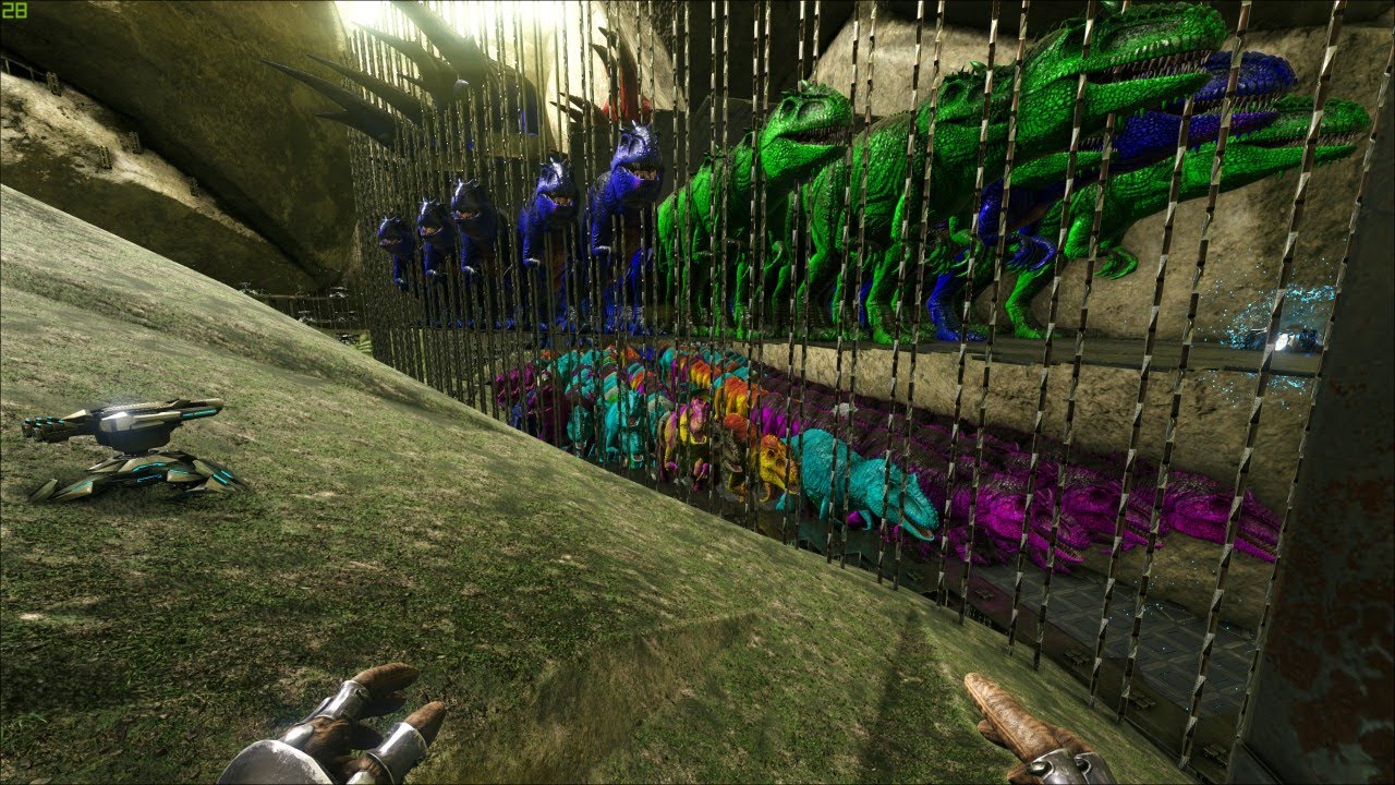 SST Breeder Army Giga-Spino-Velo| Ark Official PVP 🍭 - YouTube