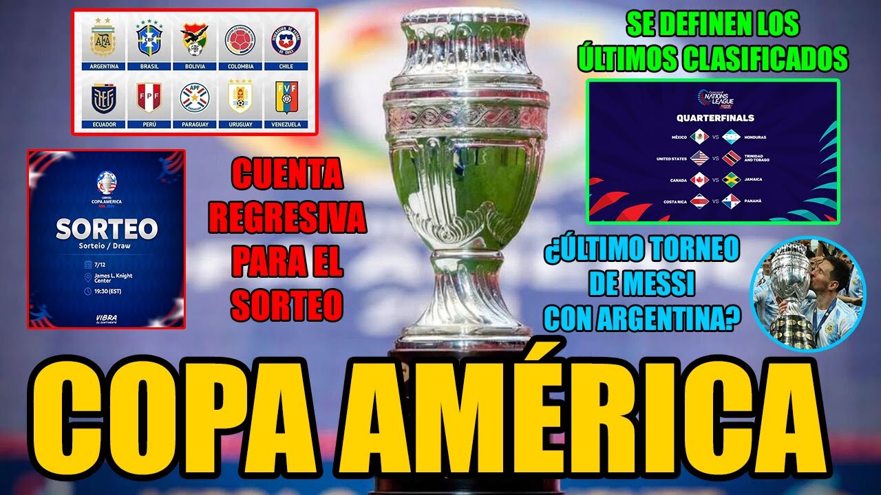 ¡SE DEFINEN LOS GRUPOS DE LA COPA AMÉRICA 2024! | ¿Cuándo es el SORTEO ...