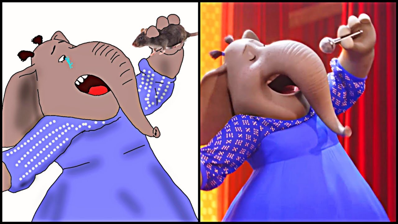 Sing - Meena Sings Scene - Fandango Family | Funny Drawing Memes - YouTube