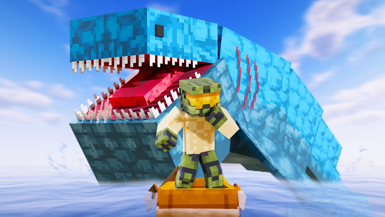 Sobreviví al MAR más PELIGROSO de Minecraft | MOD TALASOFOBIA - YouTube