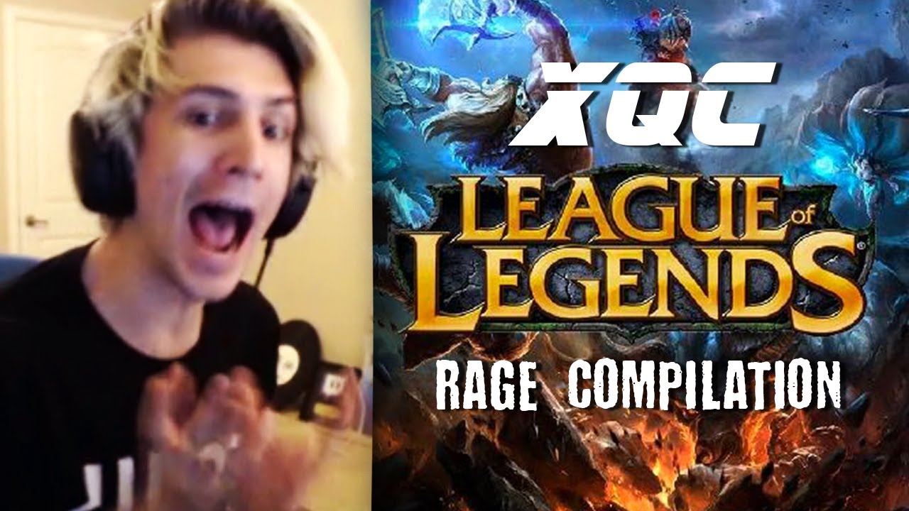 xQc | League of Legends Rage Compilation #1 - YouTube