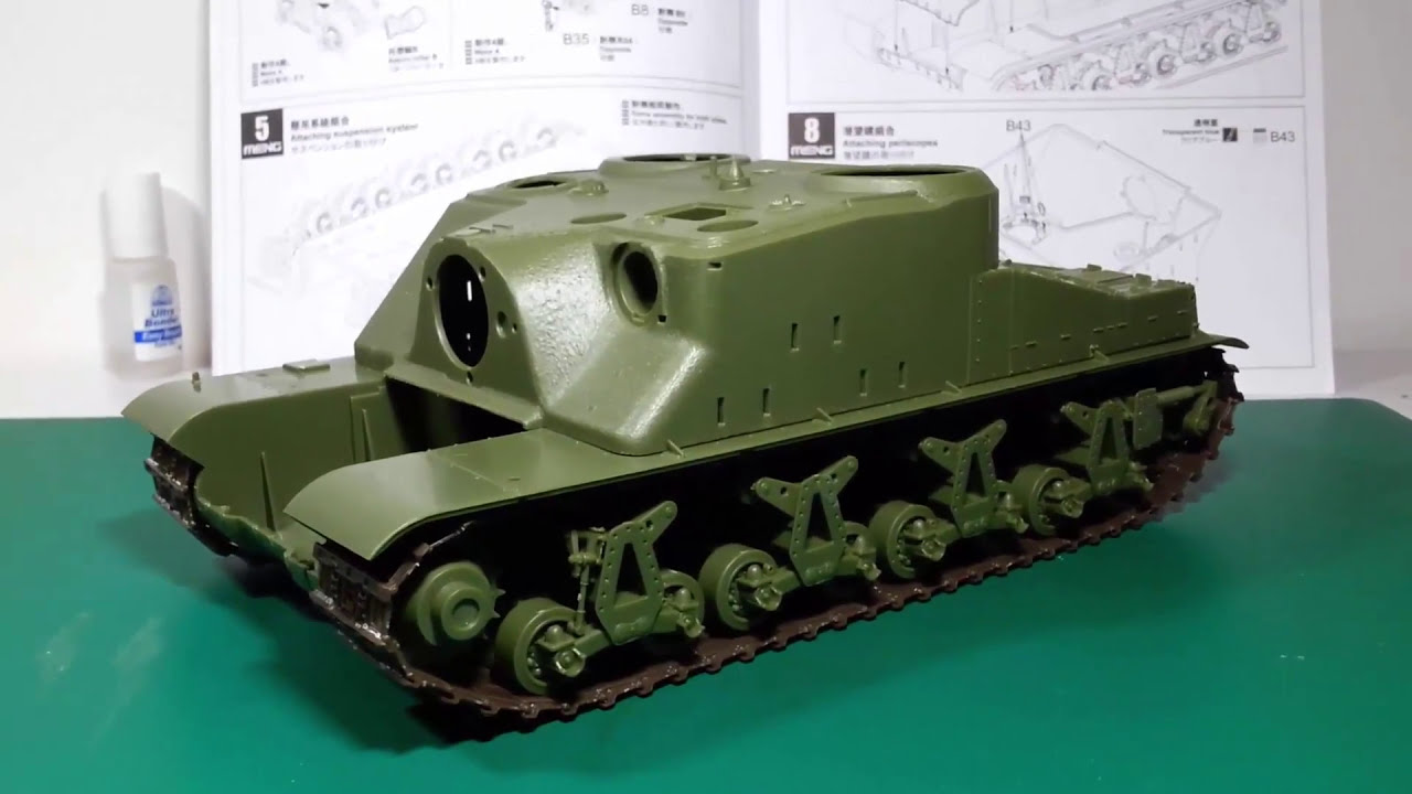 Meng 1/35 A39 Tortoise Heavy Assault Tank - build part 2 - YouTube