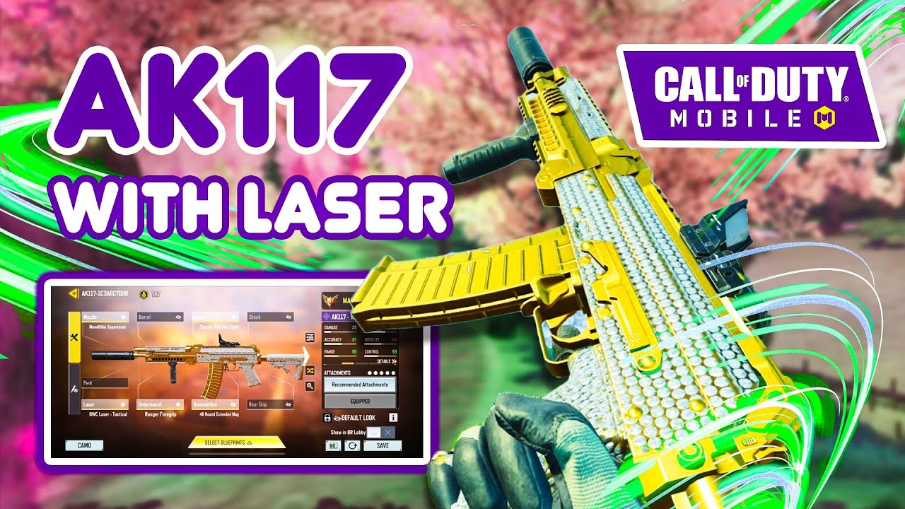 AK117 IS JUST UNSTOPPABLE IN BATTLE ROYALE!🔥BEST AK117 GUNSMITH! |COD MOBILE BR GAMEPLAY - YouTube