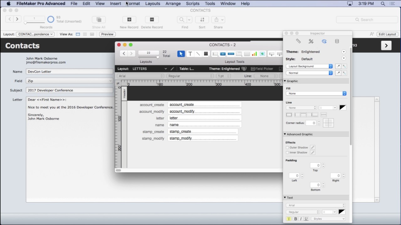 Saving a Letter in FileMaker - YouTube