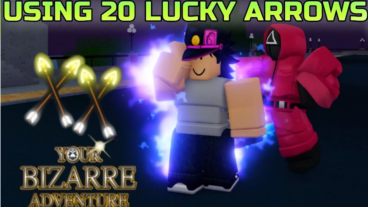 [YBA] USING 20 LUCKY ARROWS - YouTube