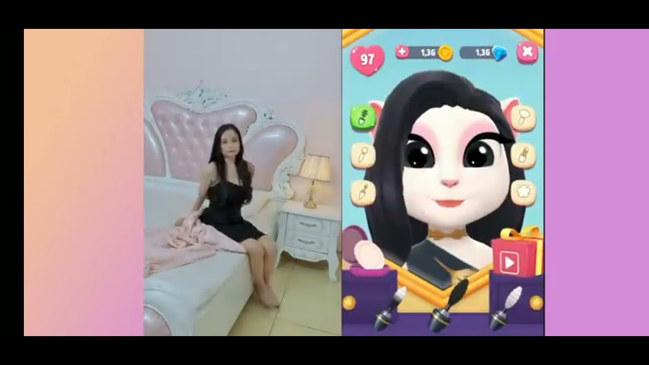 Talking Angela in real life. |Nickie's Tv - YouTube