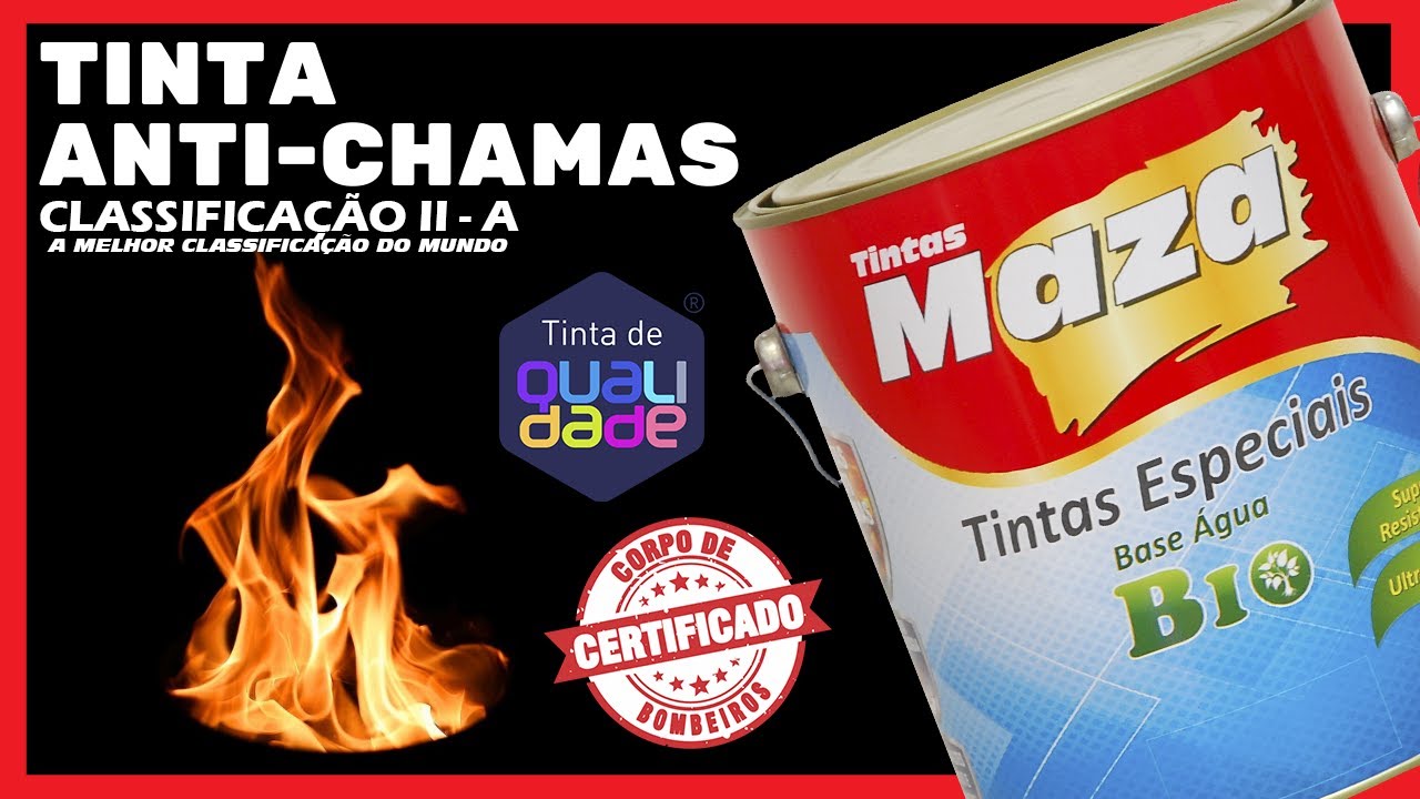TINTA INTUMESCENTE (Demonstração Produto) - Tintas Maza - YouTube
