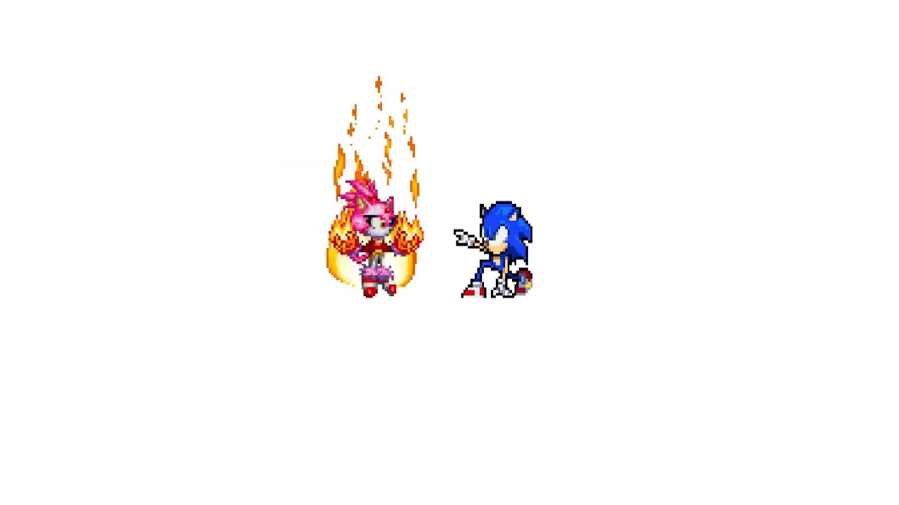 Sonic And Blaze - Sprite Animation - YouTube