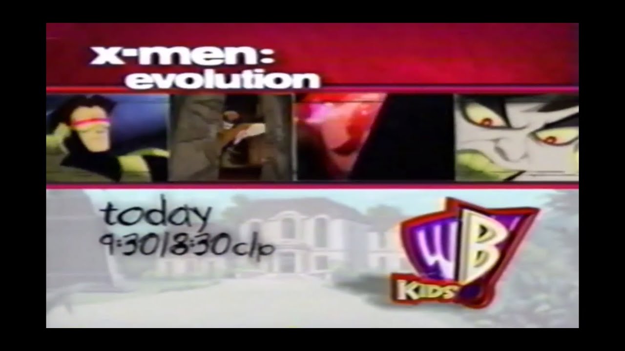 KidsWB March 17, 2001 X-Men Evolution Today At 9:30 am On KidsWB - YouTube