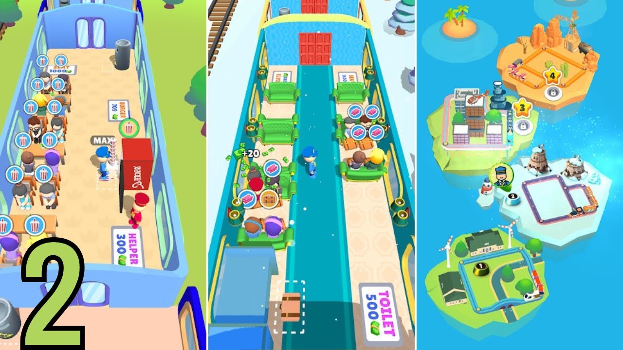 🚂 Train Master 3D | Gameplay Walkthrough Part 2 (iOS, Android) - YouTube