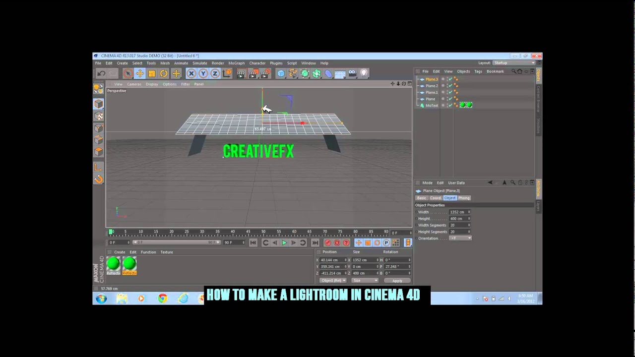 How to Make Your own Lightroom in Cinema 4D | Fast & Easy - YouTube
