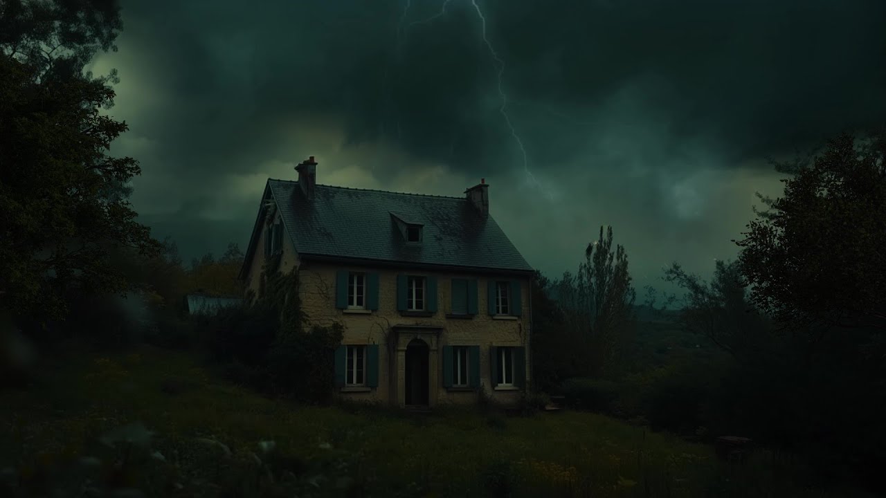 ⚠️‼️ Terrifying "Mothership" Supercell Over House | Storm Rain Ambience ...