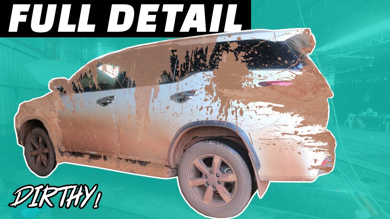 Washing Toyota Fortuner bare hand - Car Wash detailing - YouTube