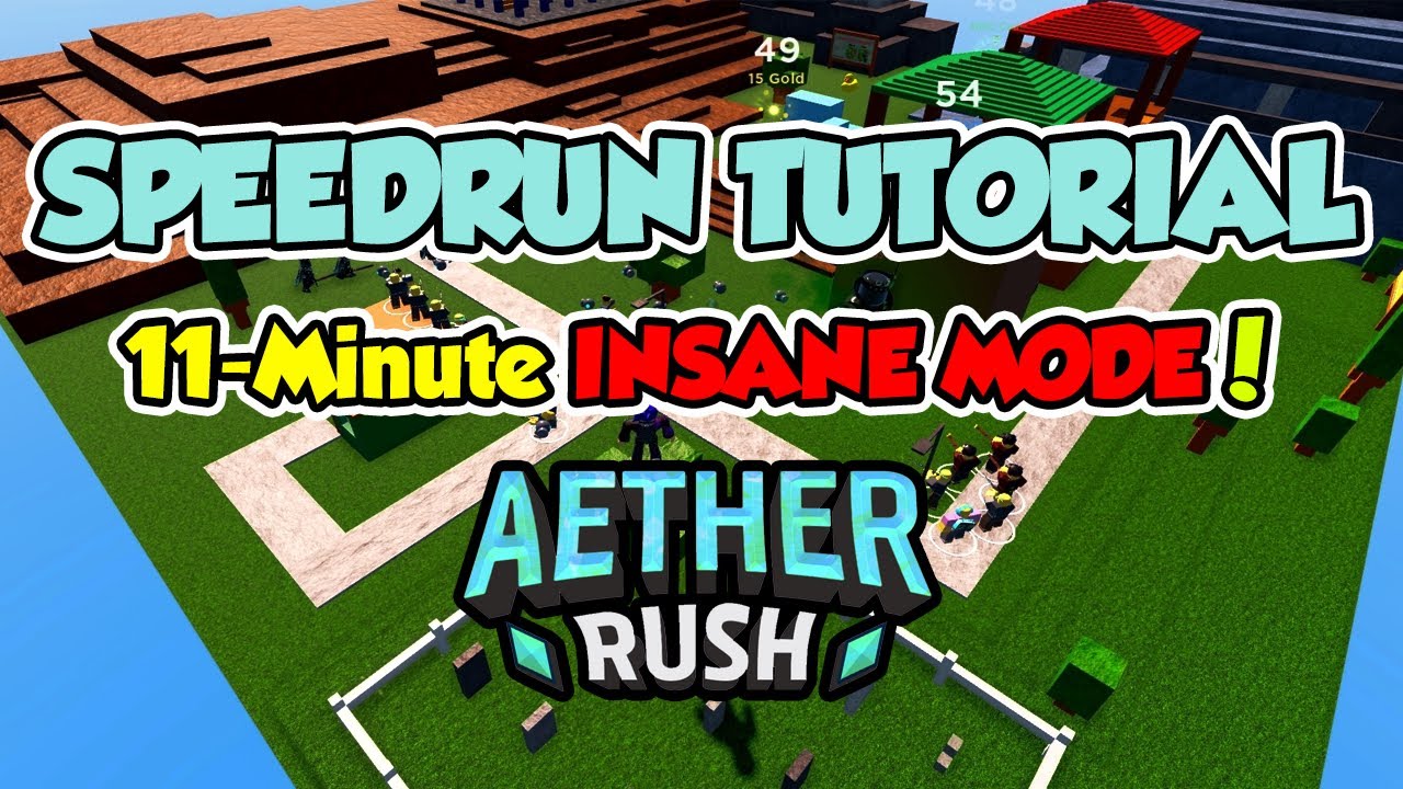 How To SPEEDRUN INSANE MODE In 11 Minutes! *With Late-Start* [Aether ...