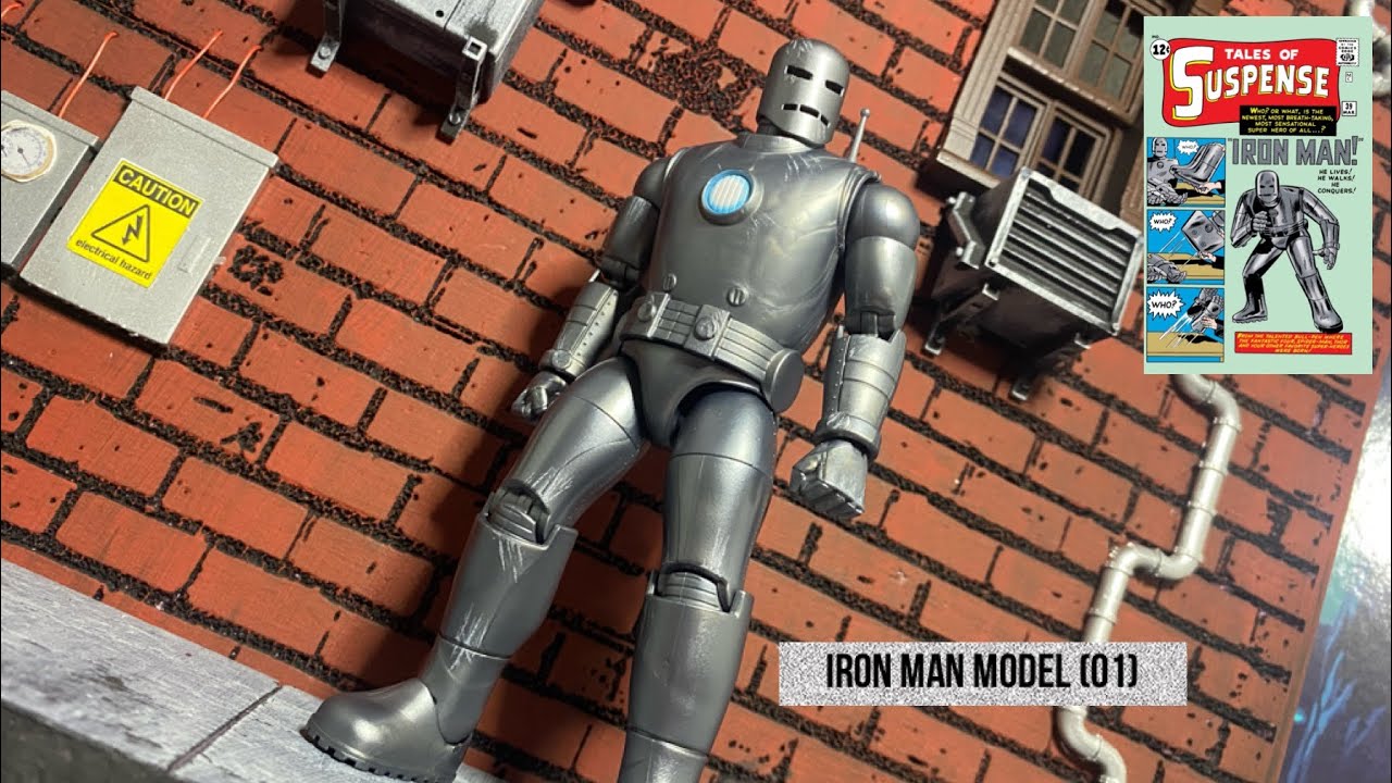 Marvel legends Iron Man model (01) unboxing and review… - YouTube