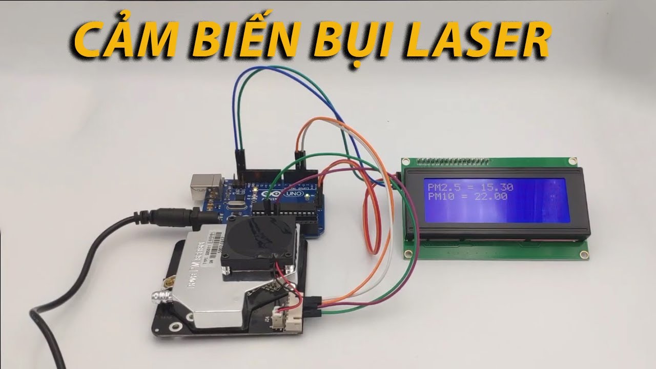 Module cảm biến bụi laser SDS011 - YouTube