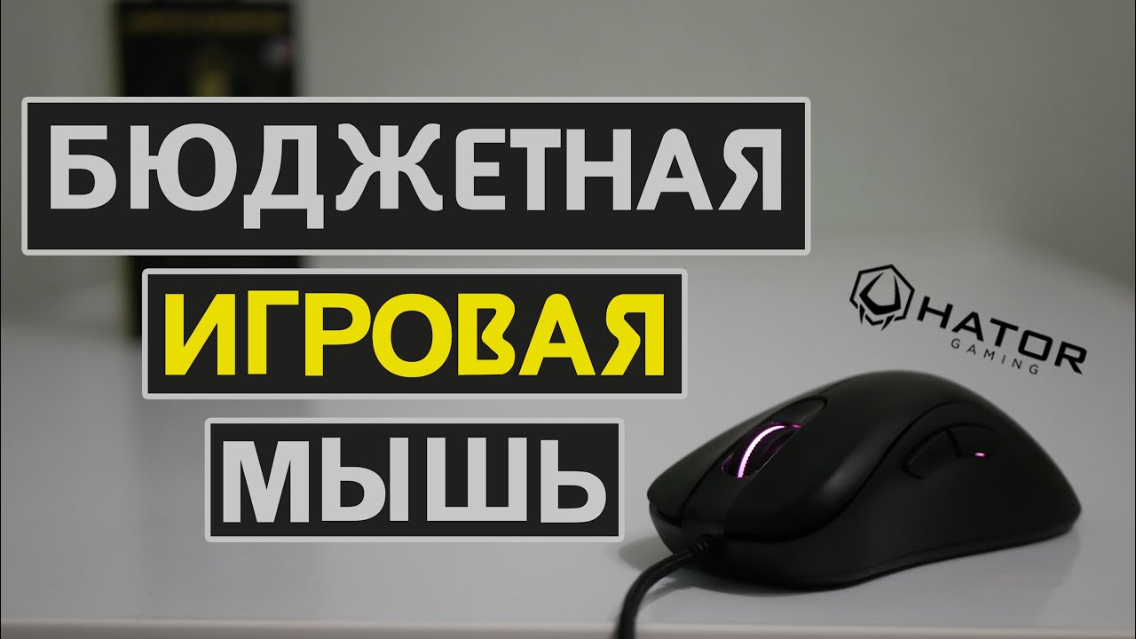 Hator Vortex Essential — Бюджетная игровая мышь - YouTube
