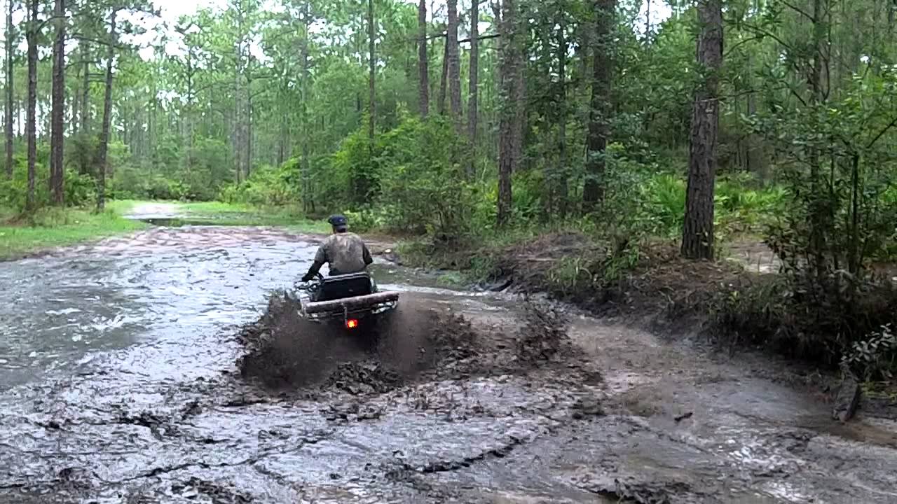 Grizzly 700 mudding on 28" Maxxis Zillas. - YouTube