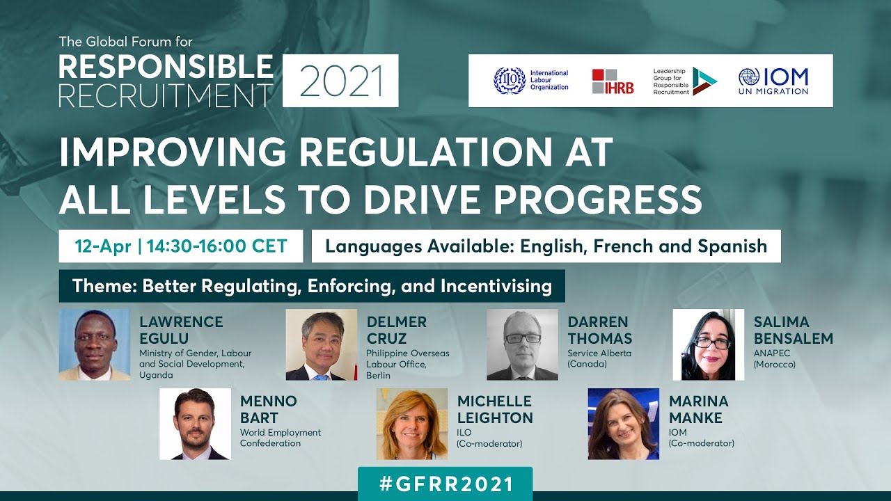 Improving Regulation at all Levels to Drive Progress on Responsible ...