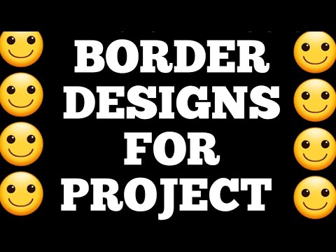Easy Front Page Designs |Project Work Designs |Assignment Front Page ...