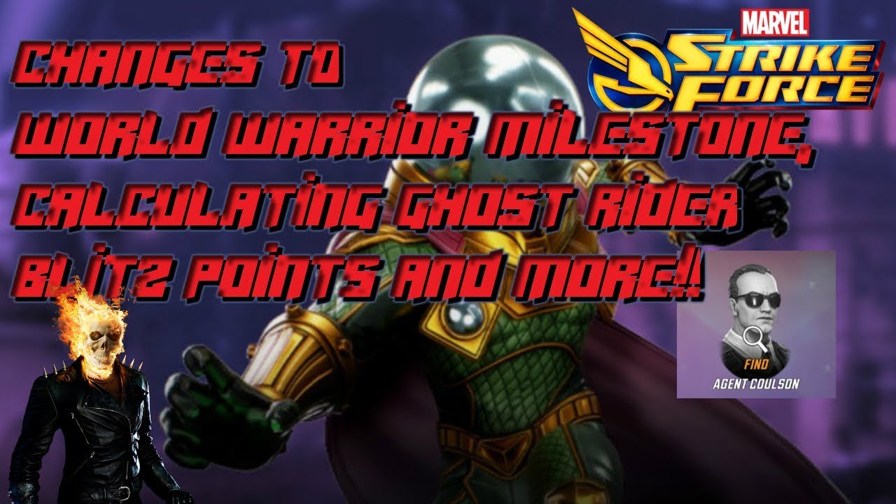 Marvel Strike Force: Calculating Ghost Rider's Blitz Milestone and More ...
