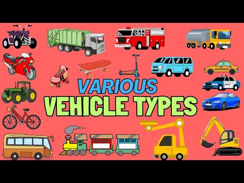 🚗🚌🚲 KIDS VEHICLES TYPES - THE ULTIMATE VEHICLE GUIDE - YouTube