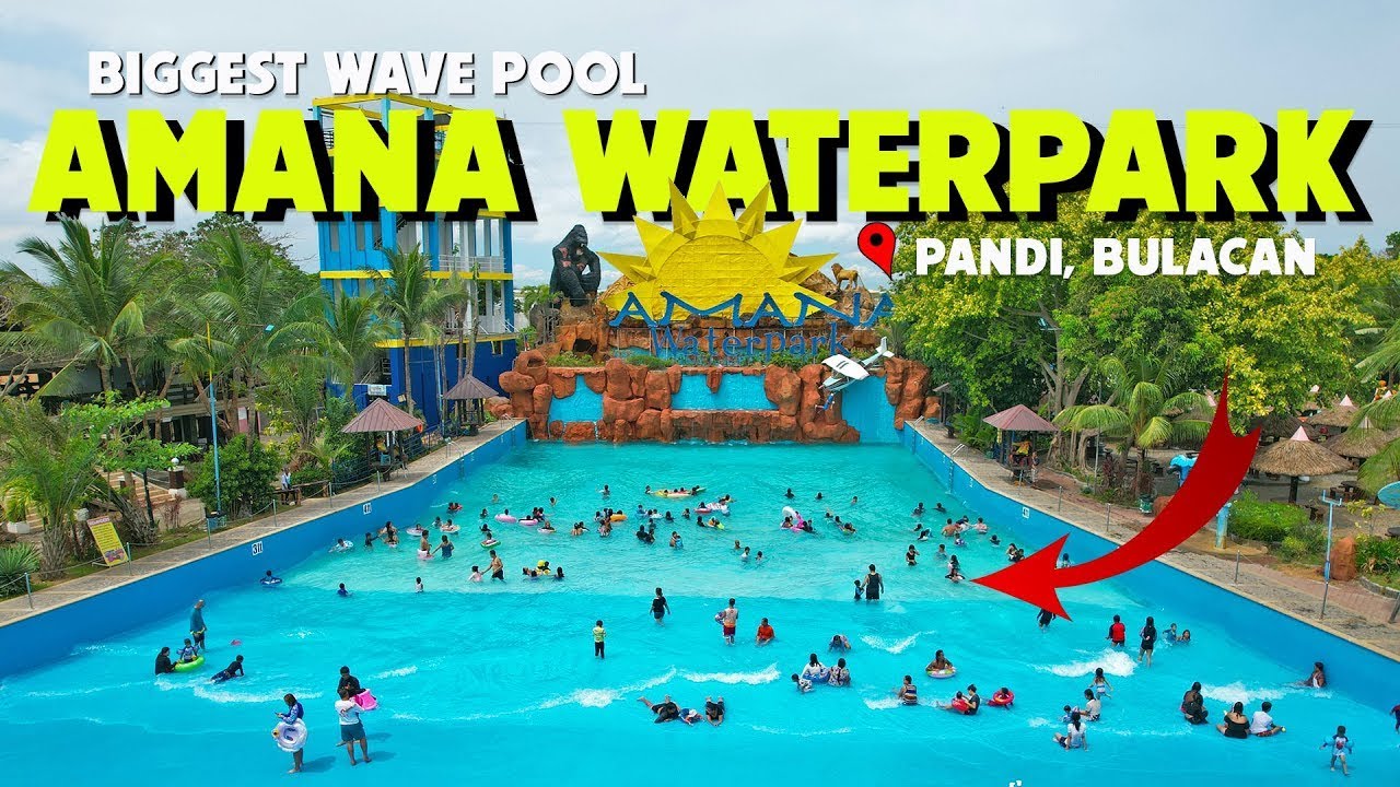 Biggest WAVE POOL resort in BULACAN.. AMANA WATERPARK! - YouTube