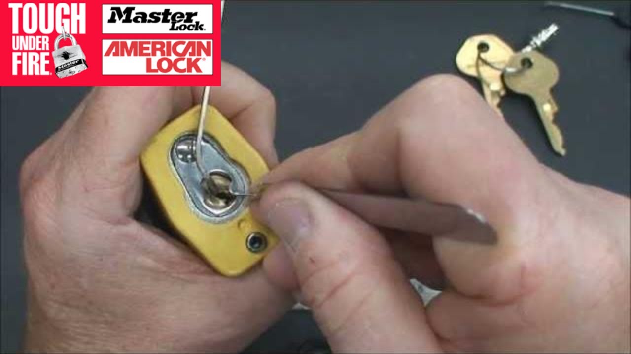 (36) Master Lock 911 Picked Open (and Tension Tool Tips) - YouTube