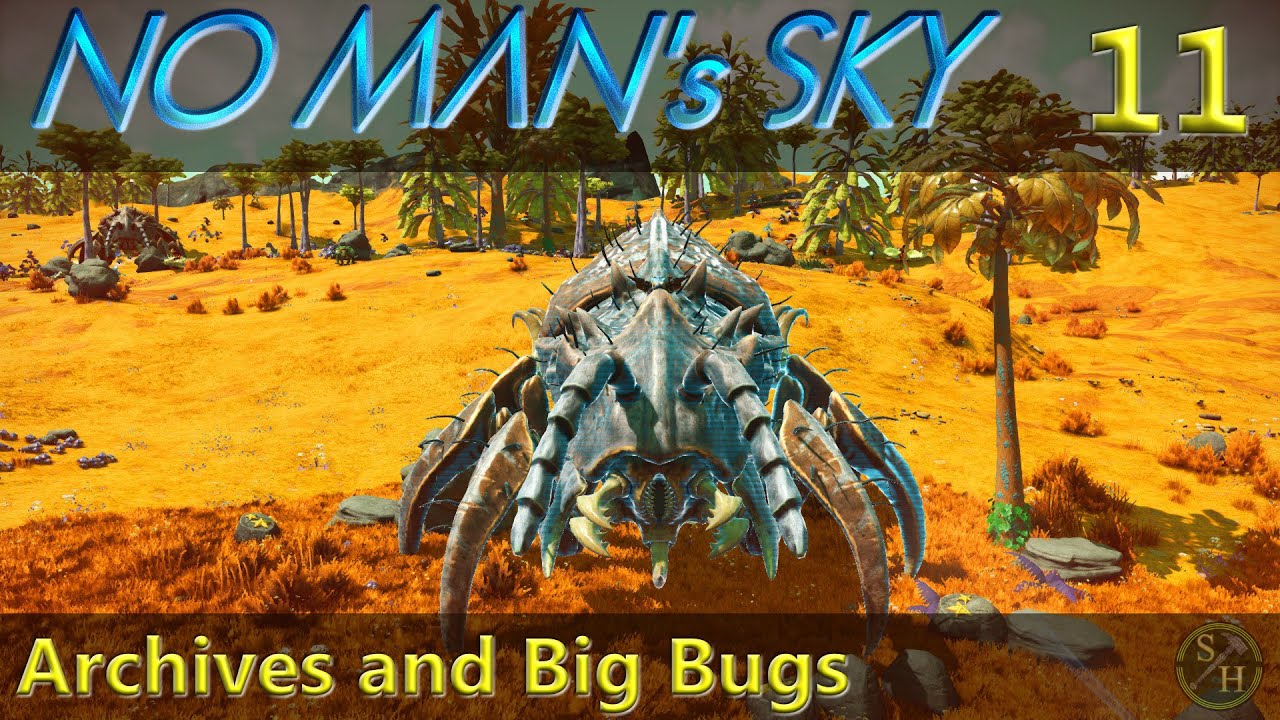 No Man's Sky Survival S7 – EP11 Grassy Planet Archives and Big Bugs ...