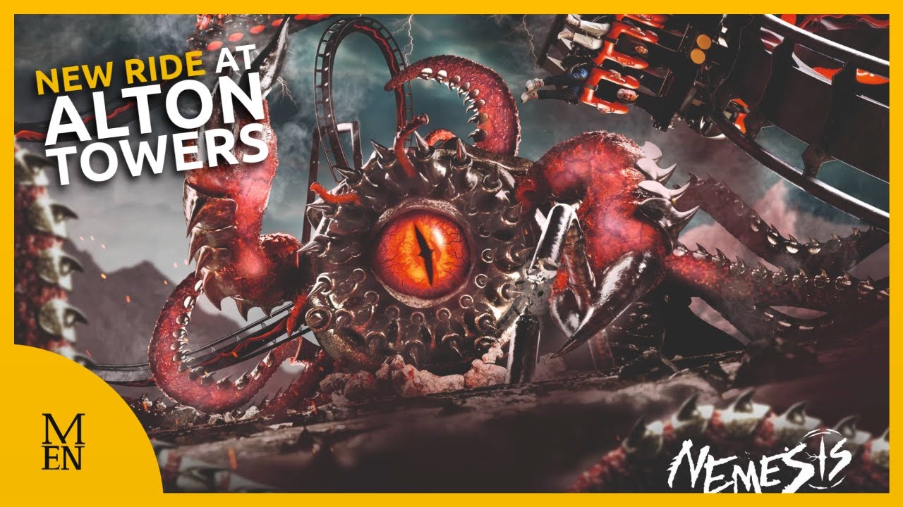 Alton Towers' new ride - Nemesis has been reborn! - YouTube