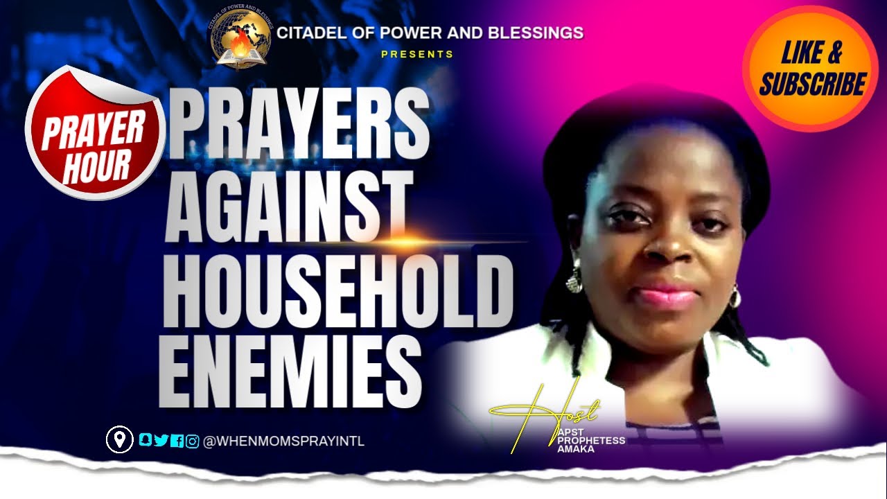 POWERFUL PRAYERS AGAINST HOUSEHOLD ENEMIES - YouTube