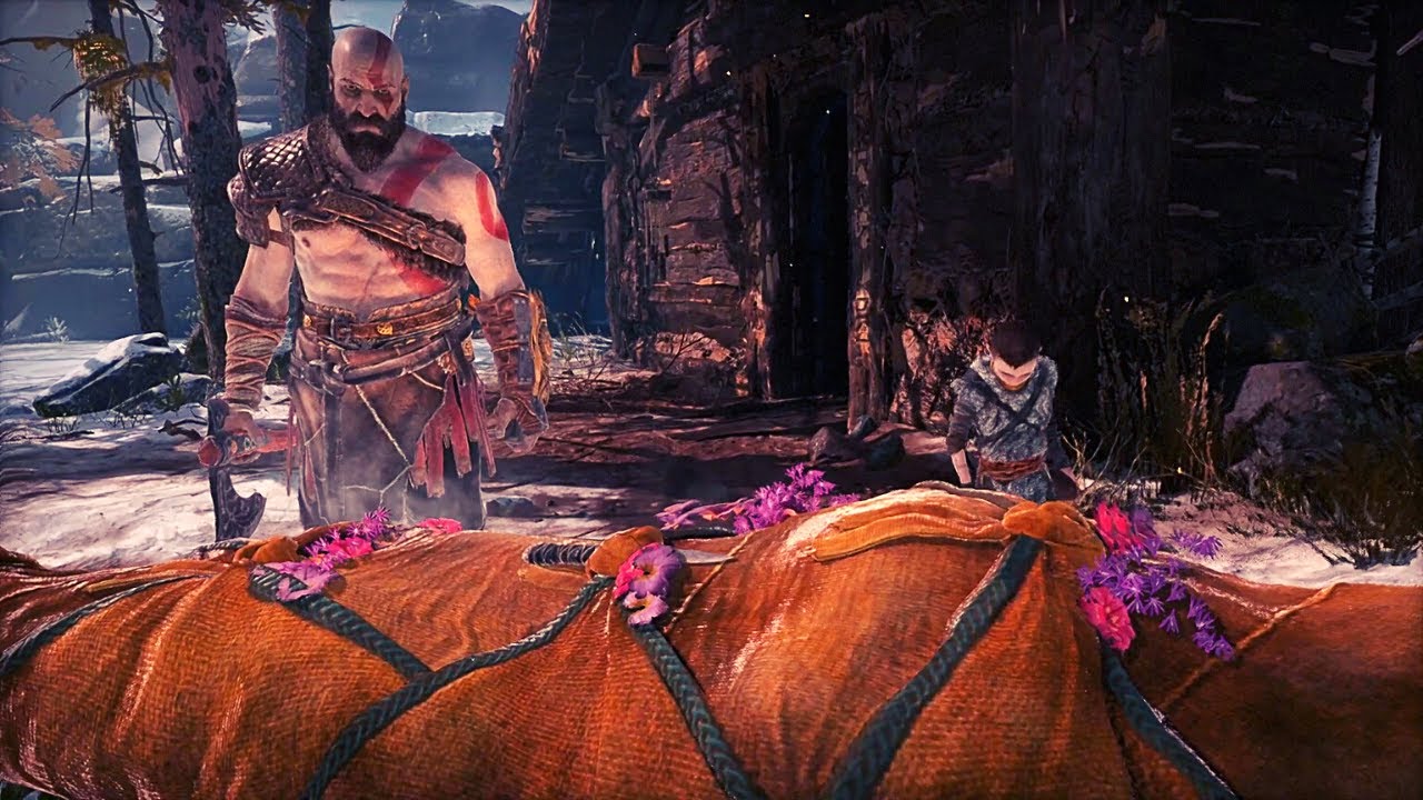 Kratos Wife's Funeral Scene || God of War (2018) - Highlights - YouTube