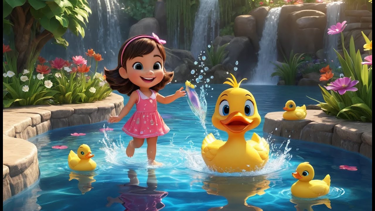 Quacky Ducks and Swishy Fish | Silly Pond Song for Kids | Fun Nursery ...