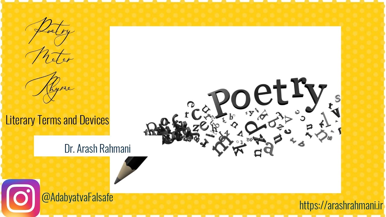 Literary Terms and Devices: Poetry; Meter; Rhyme - YouTube
