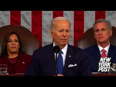 Biden a laugh riot in flub-filled State of the Union, opens with a Schumer gaffe | New York Post