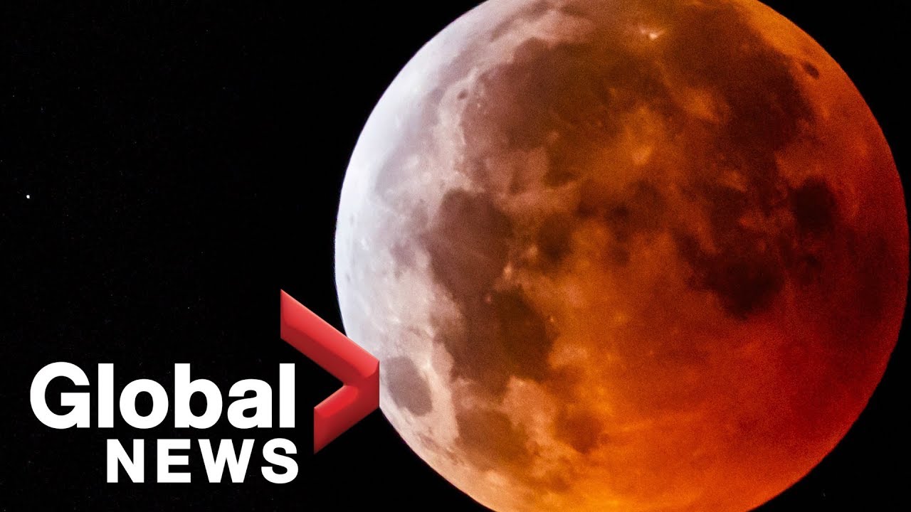 LIVE: Total lunar 'Blood Moon' eclipse seen over North America - YouTube